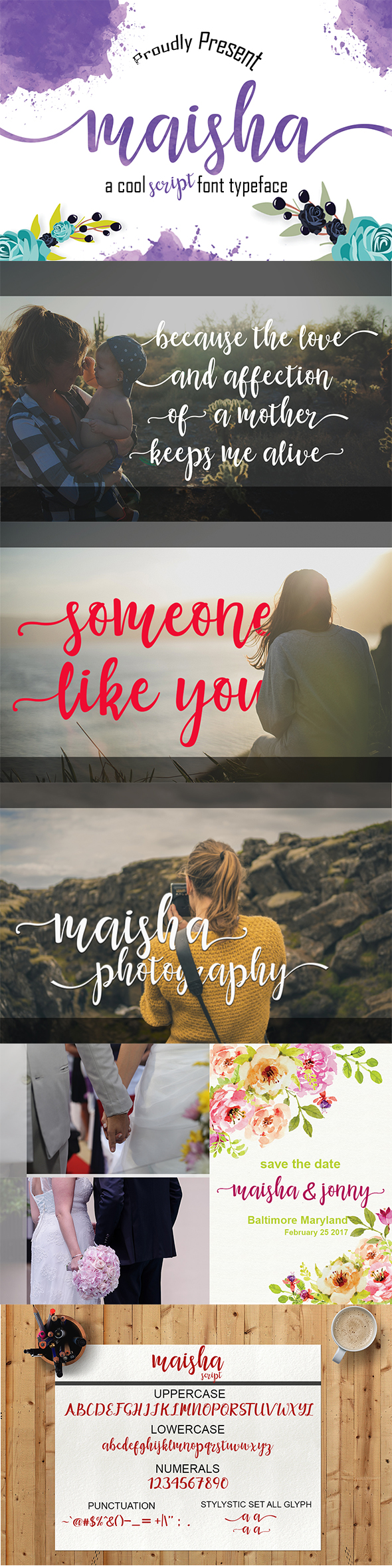 Maisha Script, Fonts | GraphicRiver